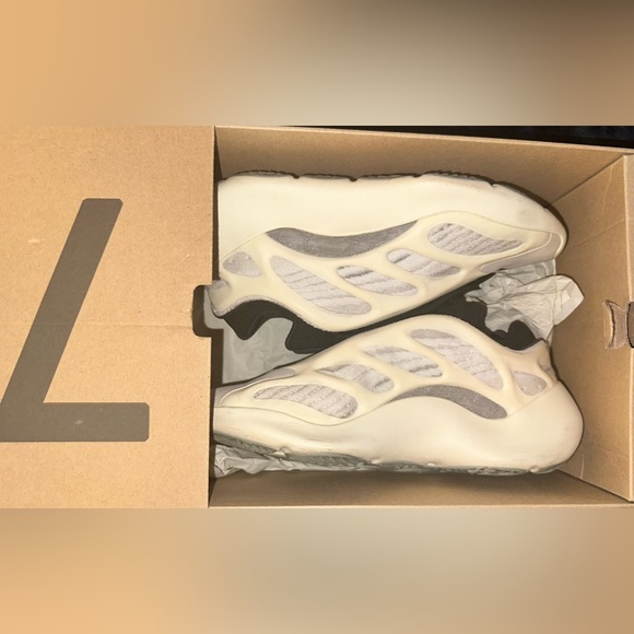 adidas | Shoes | Adidas Yeezy 70 V3 In Classic White And Gray | Poshmark